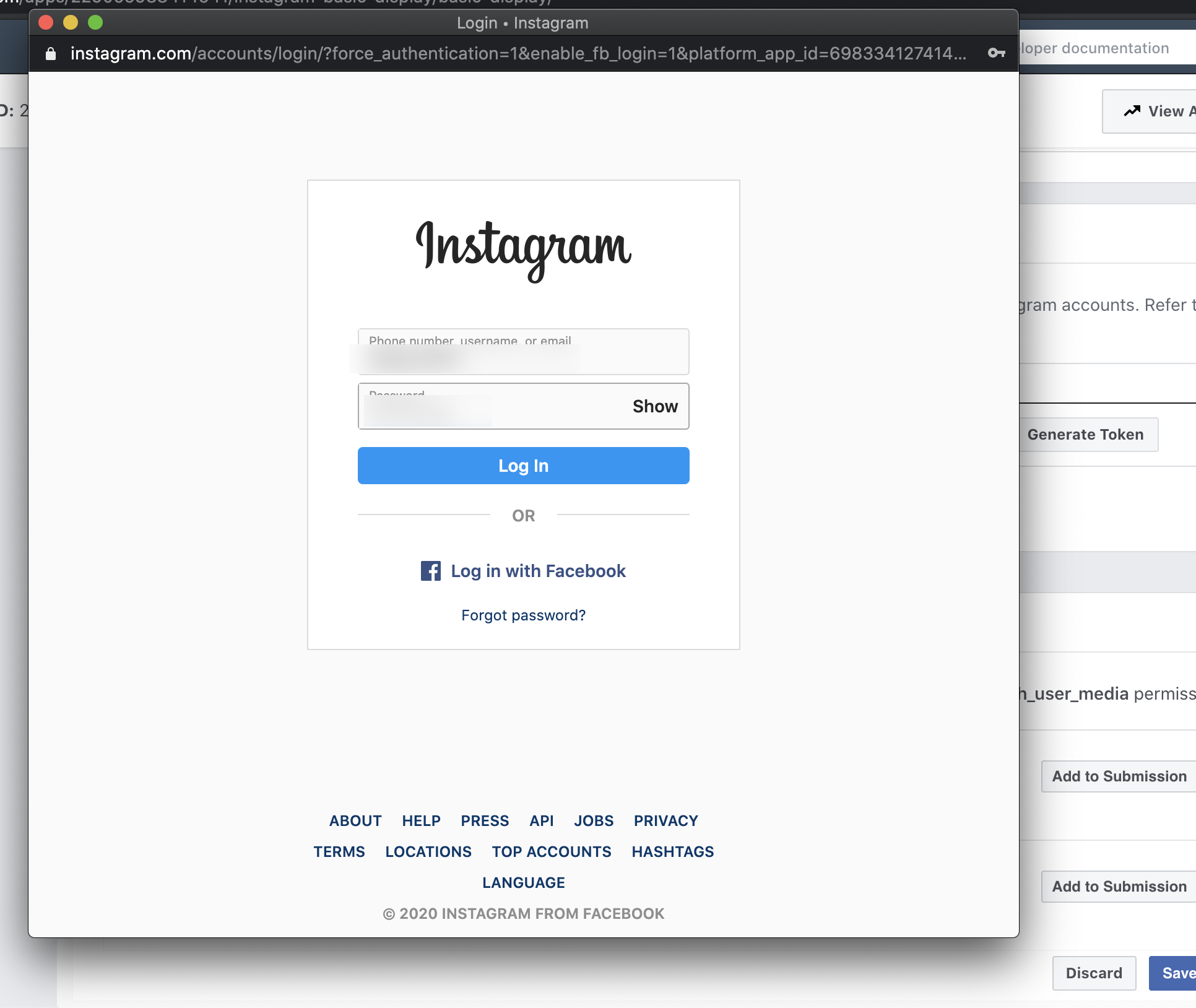 Solved How To Get Instagram Short Lived Access Token Step By Step Guide 2020 Mutface